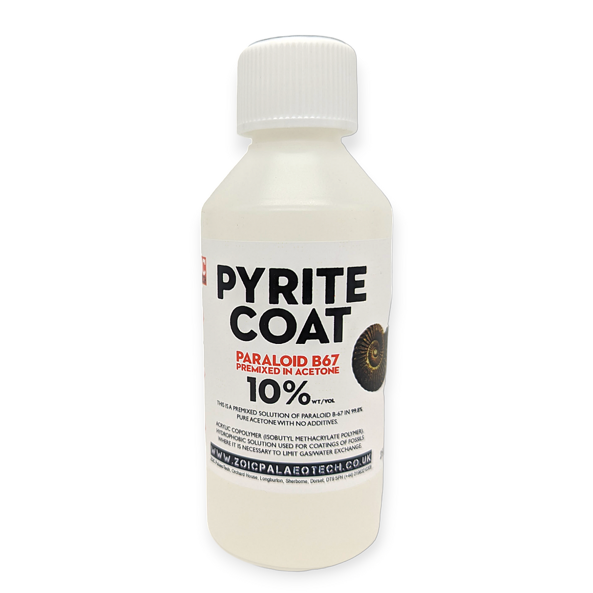 Pyrite Coat - Fossil Pyrite Decay Sealant (Paraloid B-67) – ZOIC ...