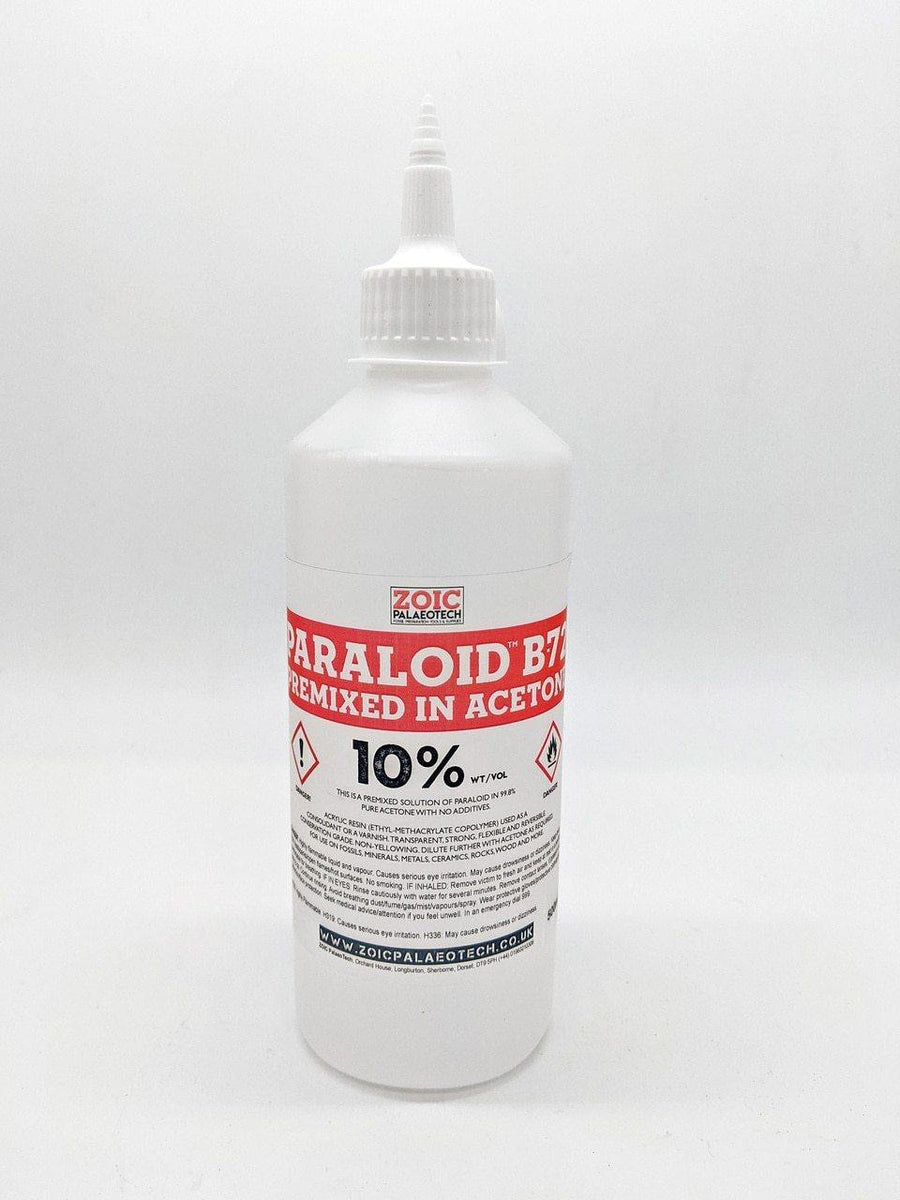 Premixed Paraloid B-72 Solution in Acetone (10% concentration) – ZOIC ...