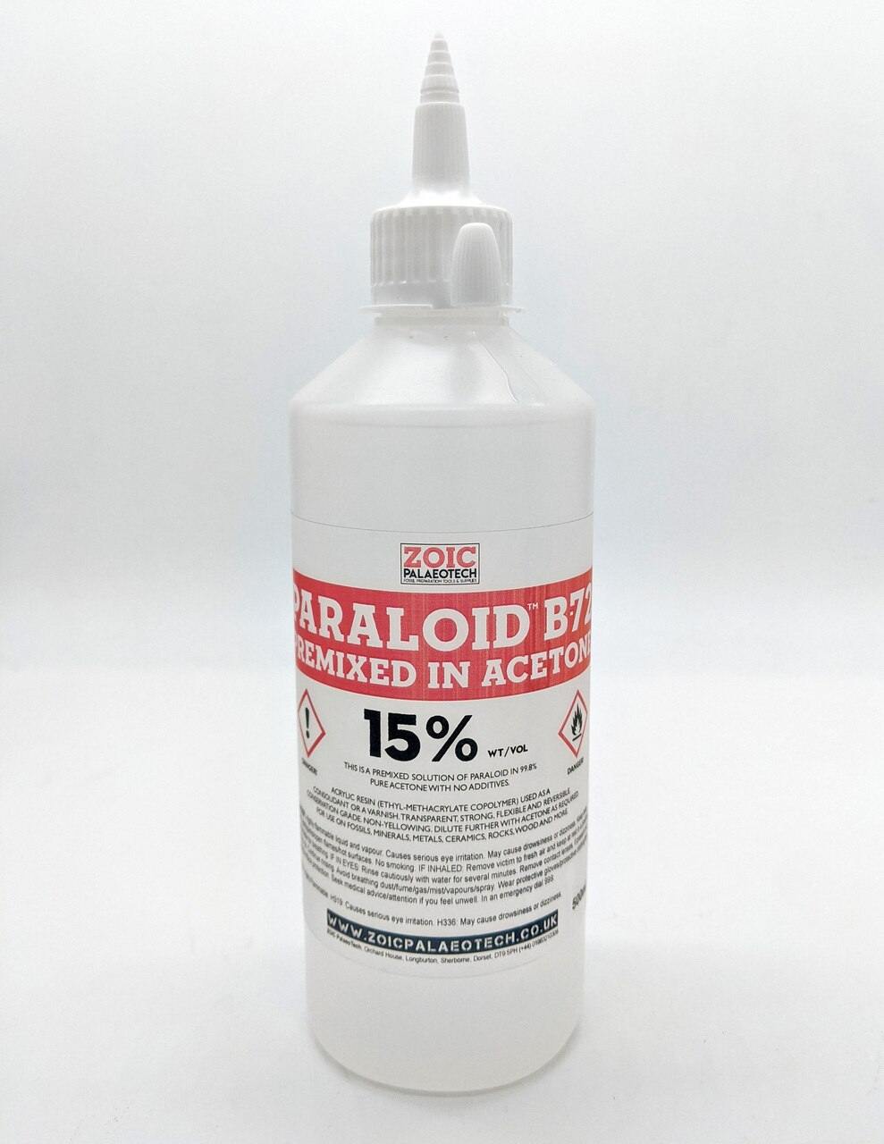 Paraloid B-72 Solution in Acetone (15% wt/vol - dilute as required ...
