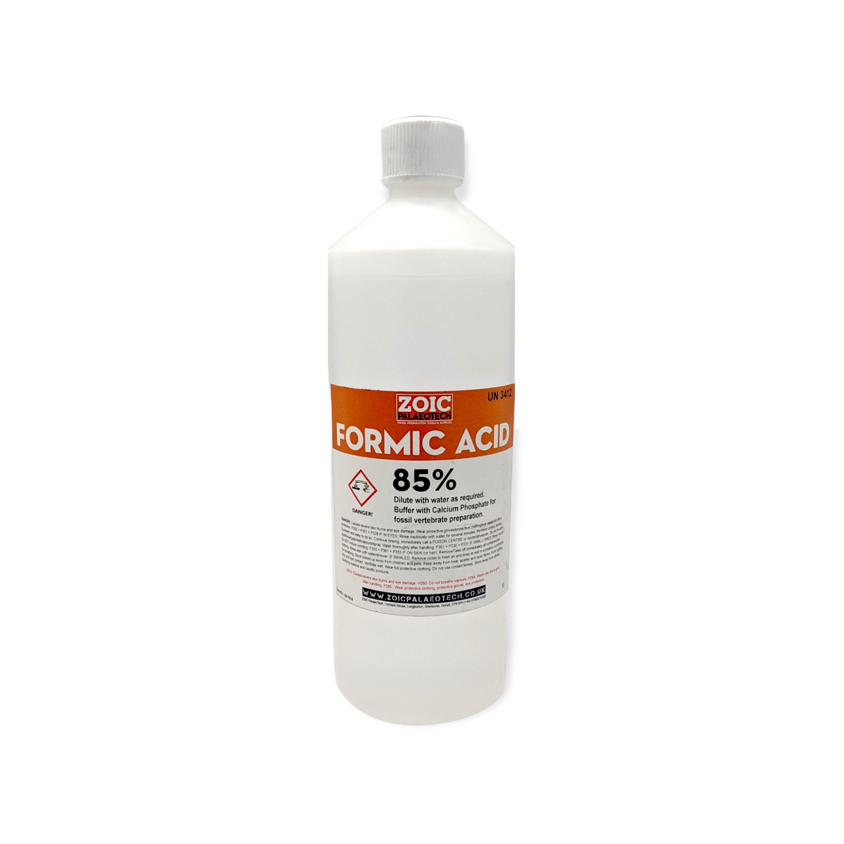 Formic Acid 85% (for dilution) – ZOIC PalaeoTech Limited