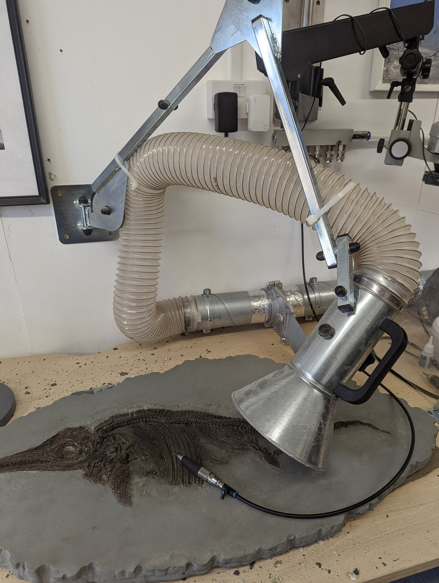 Dust Extraction Arm 2m Radius – ZOIC PalaeoTech Limited